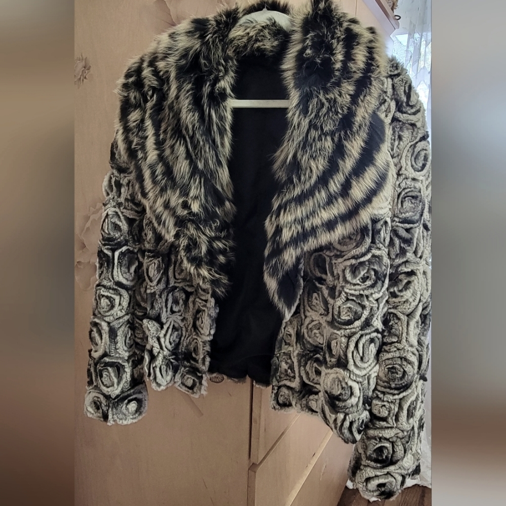 Rabbit Fur Jacket - Gem